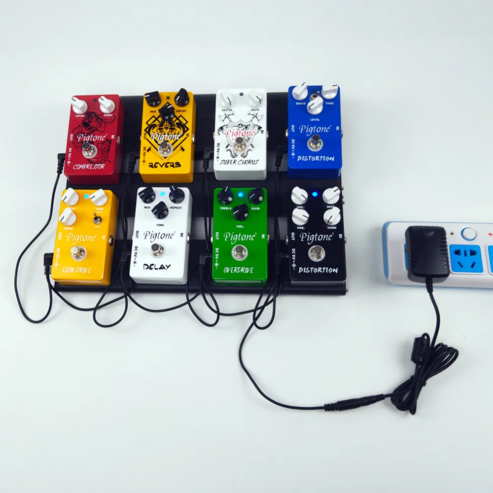 DHgate.com:Guitar Effects Pedal Power Supply Adapter with 9V DC 5-Way ...