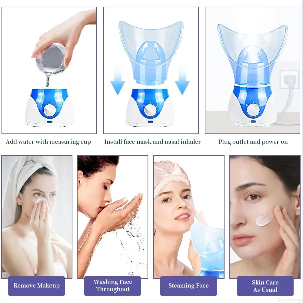 Sprayer Heating Fog Steamer Skin Care Moisturizing Beauty Pore Cleaner ...