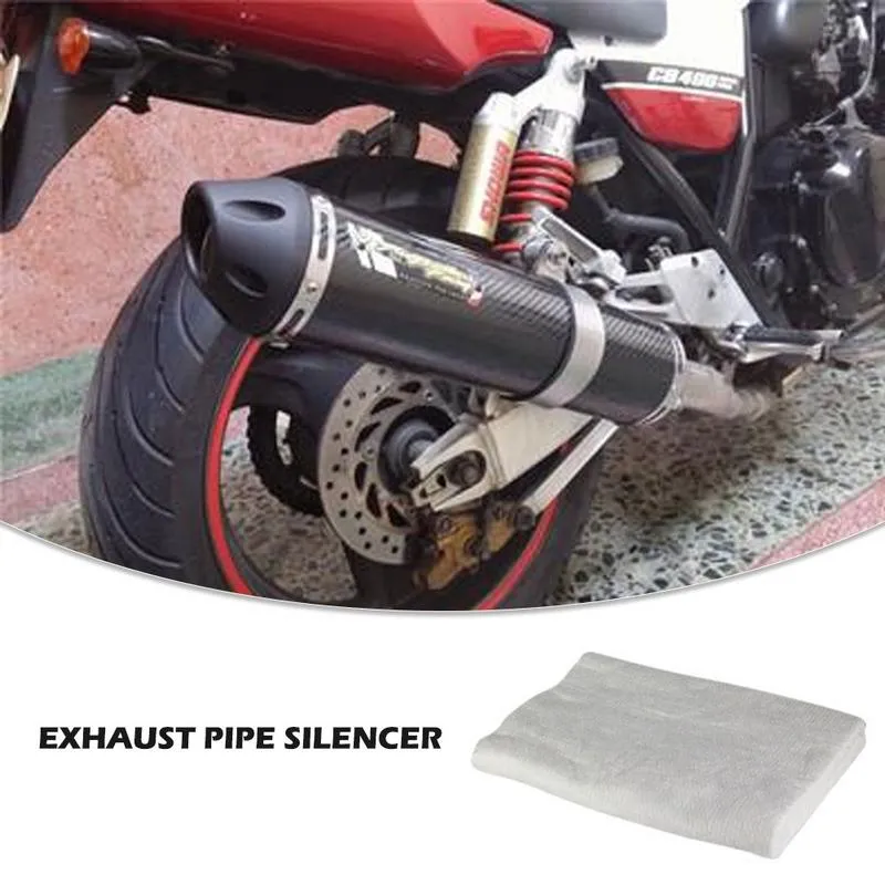 Motorcycle Exhaust Motorcycle Muffler Silencer Fiber Packing Cloth ...