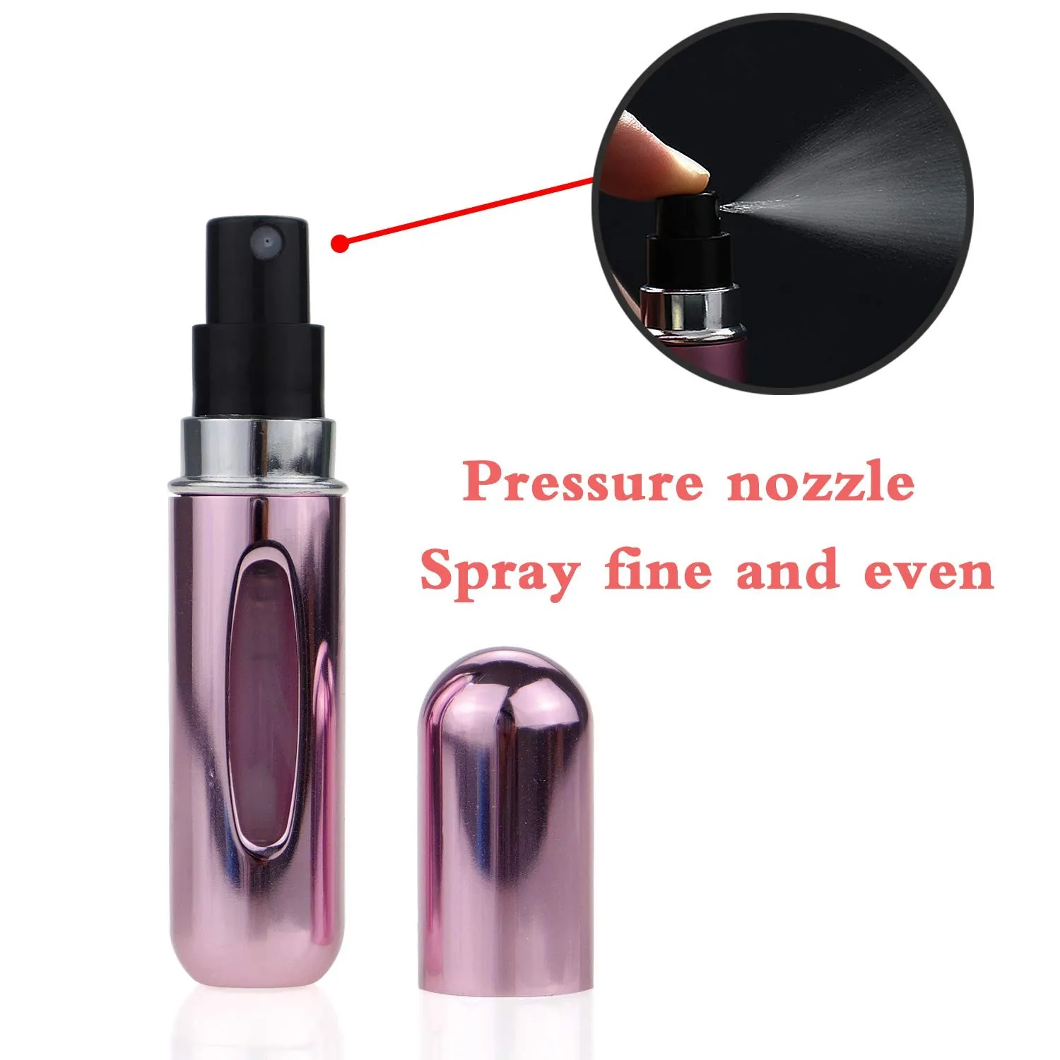 Mini Refillable Perfume Bottles, Leakproof Travel Perfume Atomizer ...