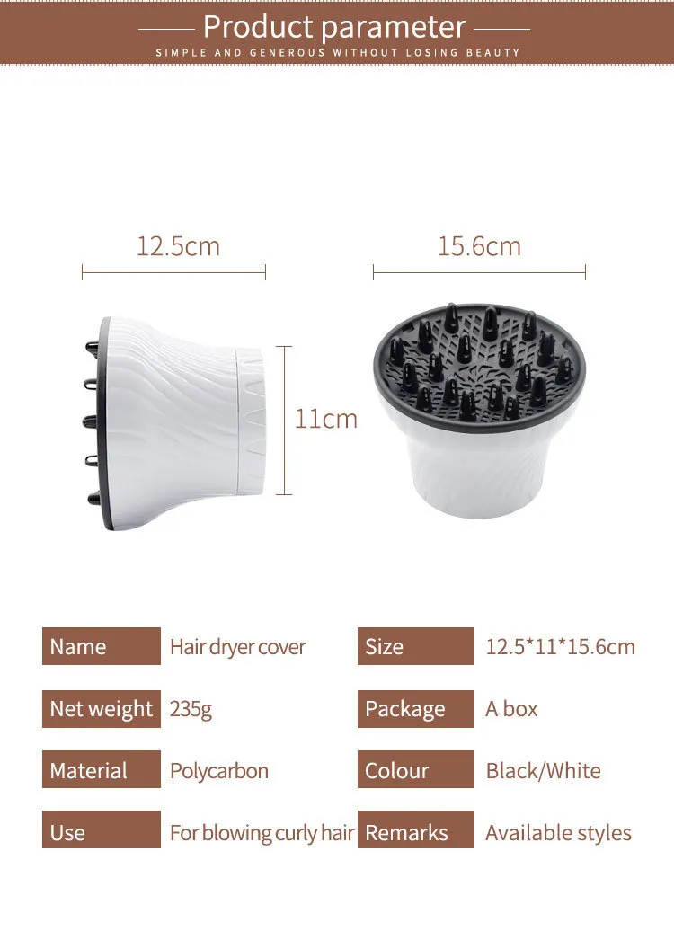 DHgate.com:Anti-Fly Hair Dryer Diffuser | Volume Boosting Hair Styling ...