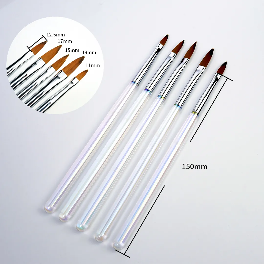 Aurora Handle Nail Brush Acrylic Liner Brush for DIY Nail Art Blooming ...