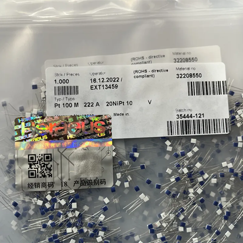 PT100 Temperature Sensor, Film Platinum Resistance, 70~500°C Range ...