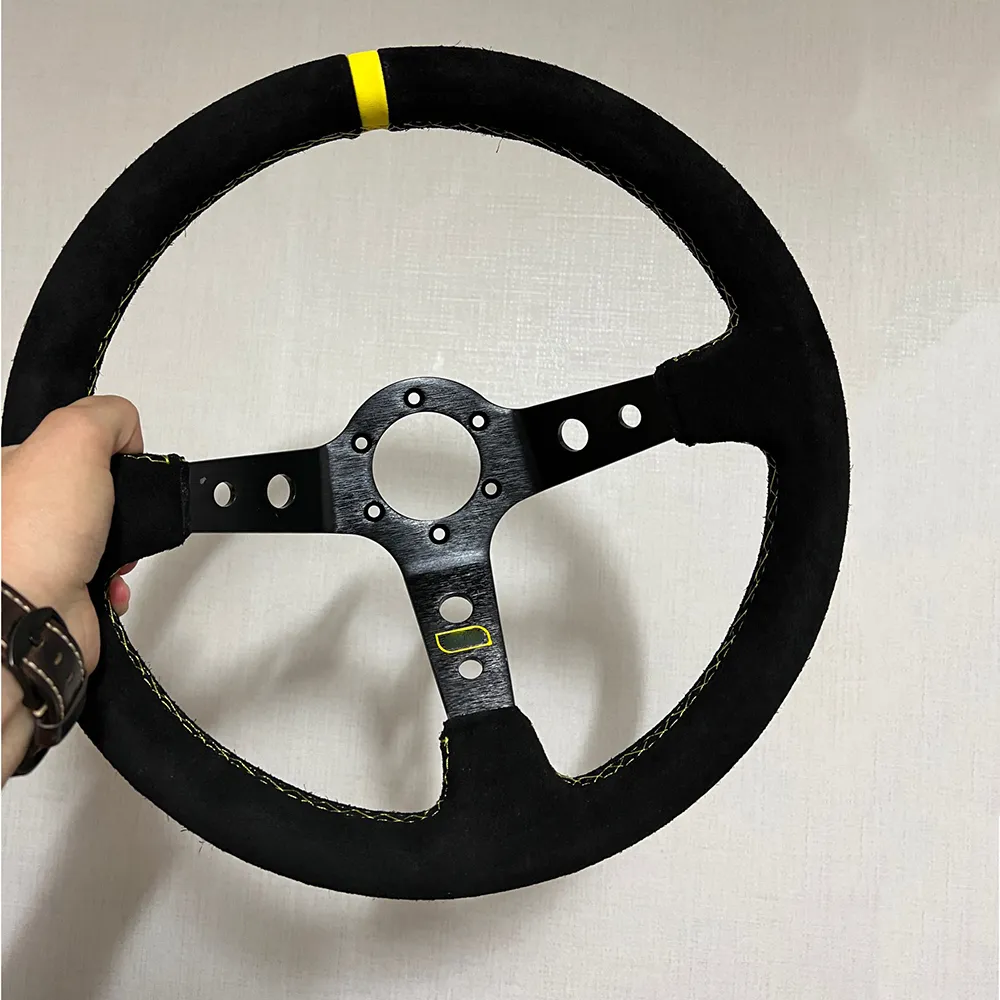 14" Universal Car Racing shaky steering wheel with Deep Corn Drifting ...