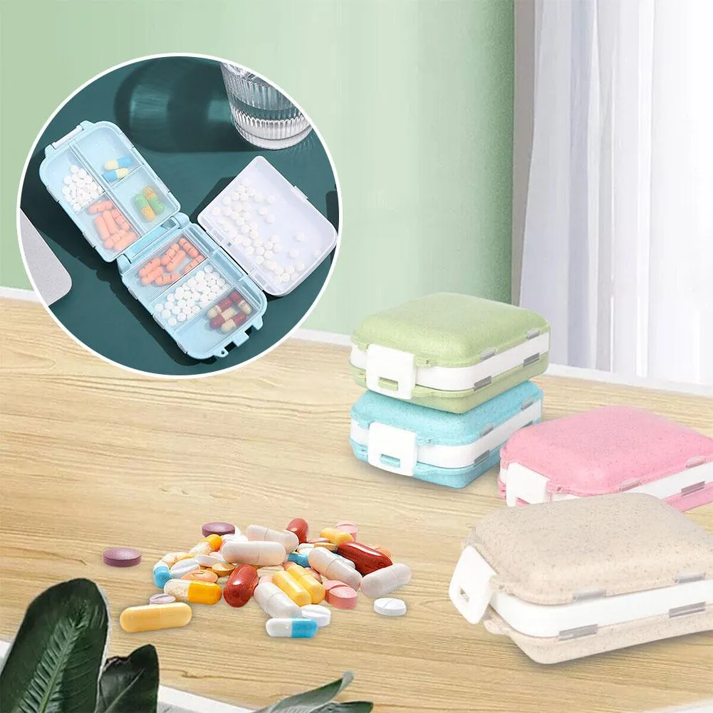 Leak-Proof Travel Pill Organizer: Moisture-Proof Daily Pill Case with ...