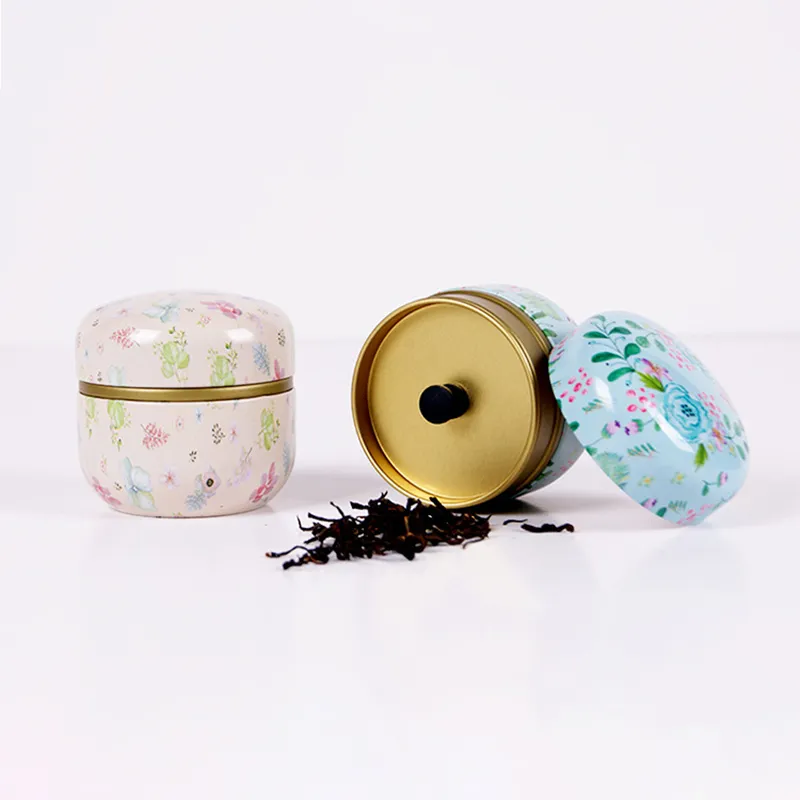Airtight Metal Mini Tea Tins: Set of ful Small Tea Coffee Food Storage ...