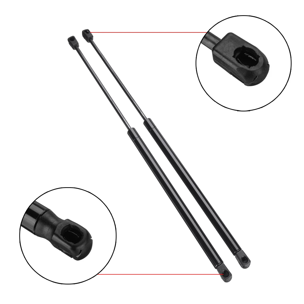 2-Pack Premium Gas Struts Lift Supports for VW Touran MPV Tailgate ...