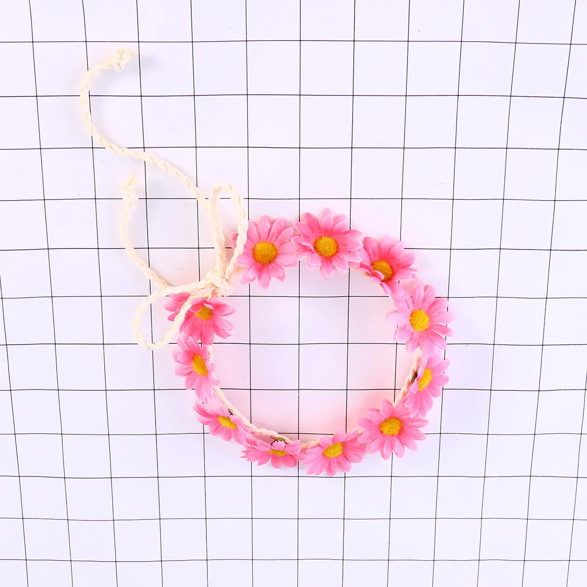 Daisy Flower Wreath Headband Sunflower Hair Wreath Bridal Headpiece for ...