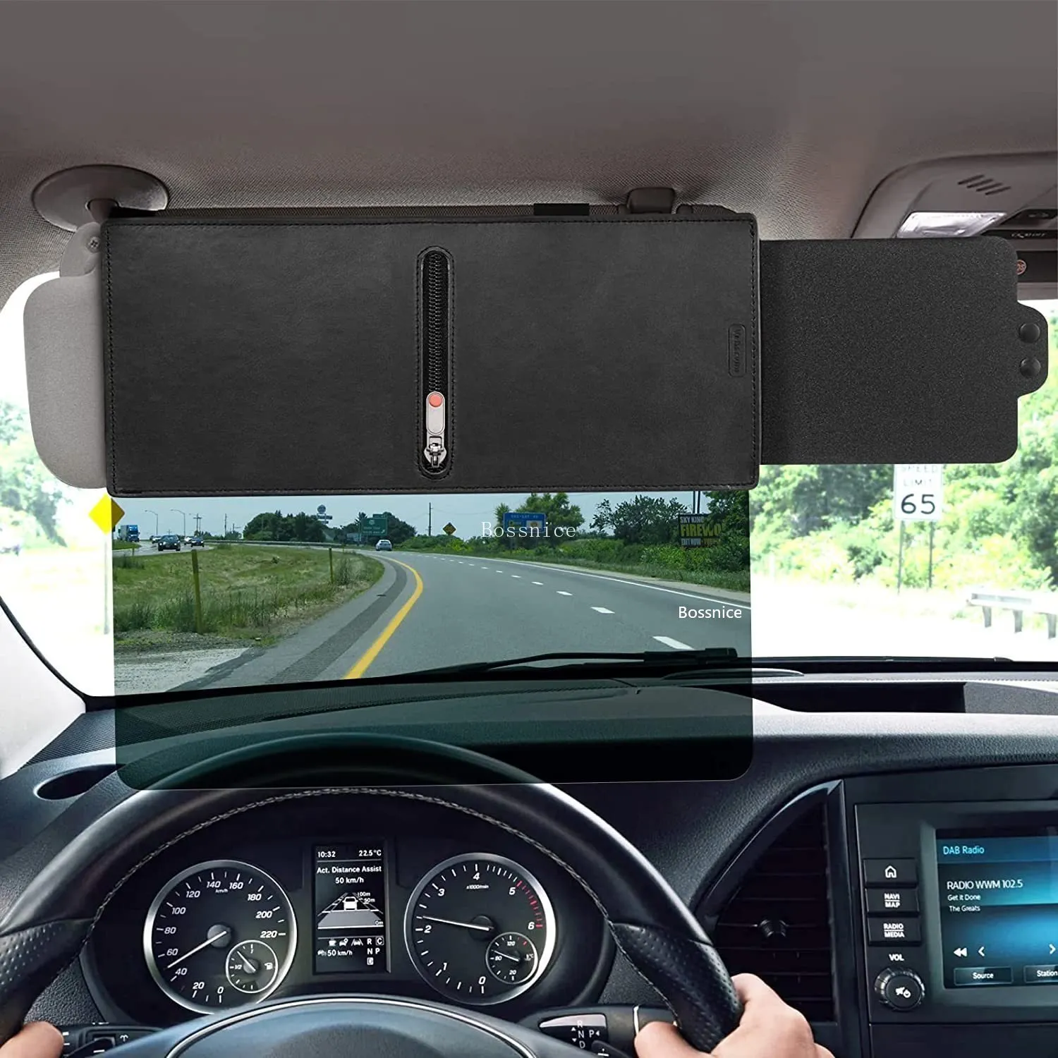 Polarized sun visor extender store