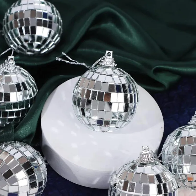 DHgate.com:Silver Mirror Disco Balls - Hanging Ornaments for Birthdays ...