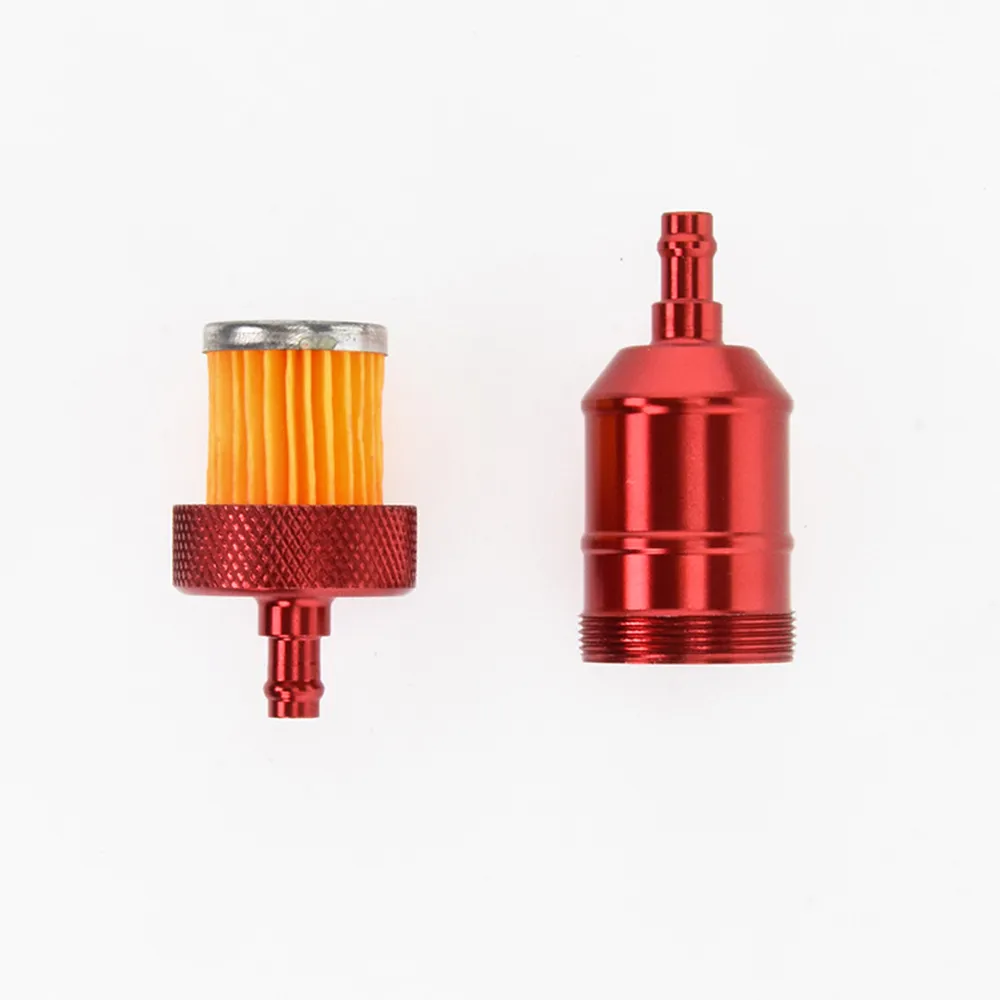 Universal 8mm CNC Aluminum Petrol Gas Fuel Filter Inline for Car ...