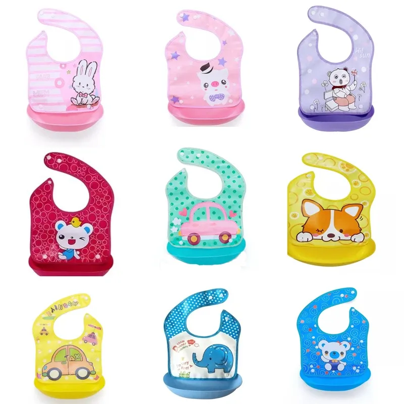 DHgate.com:2024 Silicone Baby Bibs, Toddler Waterproof Bibs with Food ...
