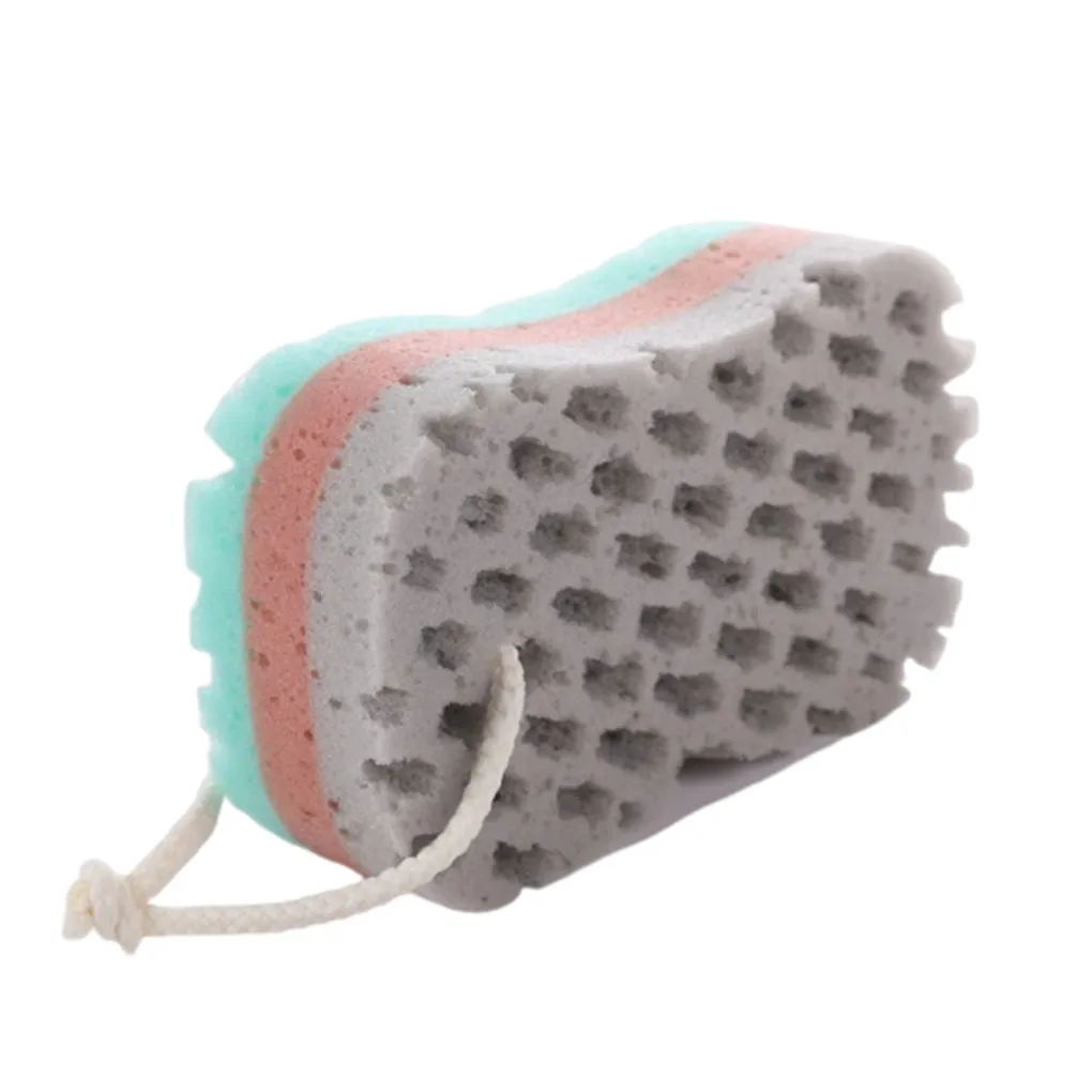Bath Scrub Sponge Exfoliating Body Scrubber Soft Shower Cleaner for ...