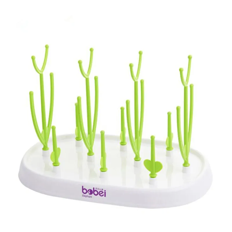 Bobei Elephant Baby Bottle Drying Rack Plastic Baby Feeding Bottles ...