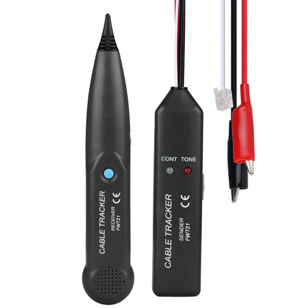 FWT21 Network Cable Tester w/ Audio Receiver - Detect Cable Breakage ...