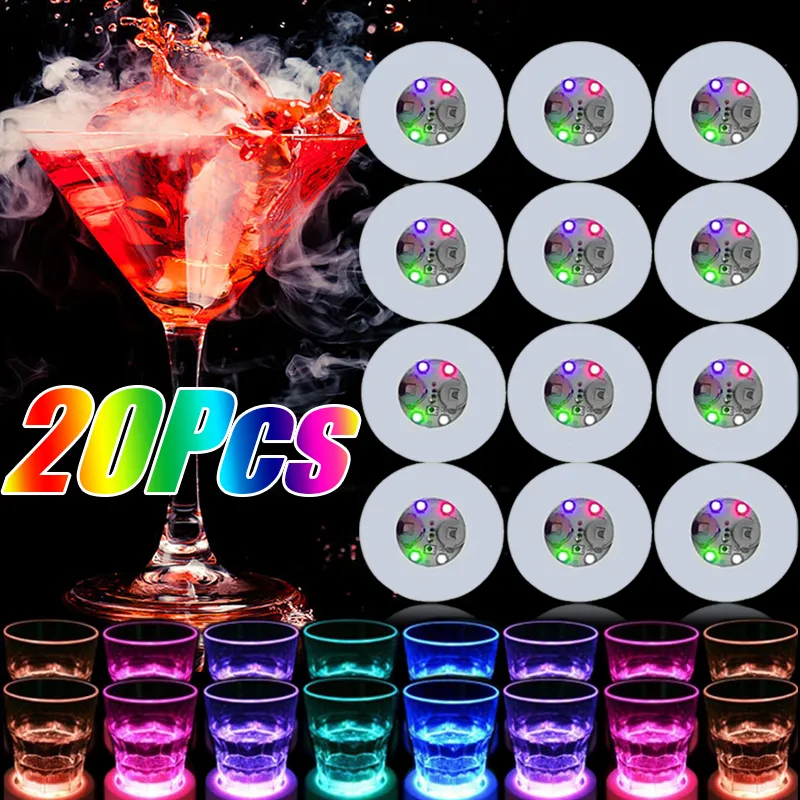 DHgate.com:Luminous LED Coasters Qty/Color/Material - Light Up Bottle ...