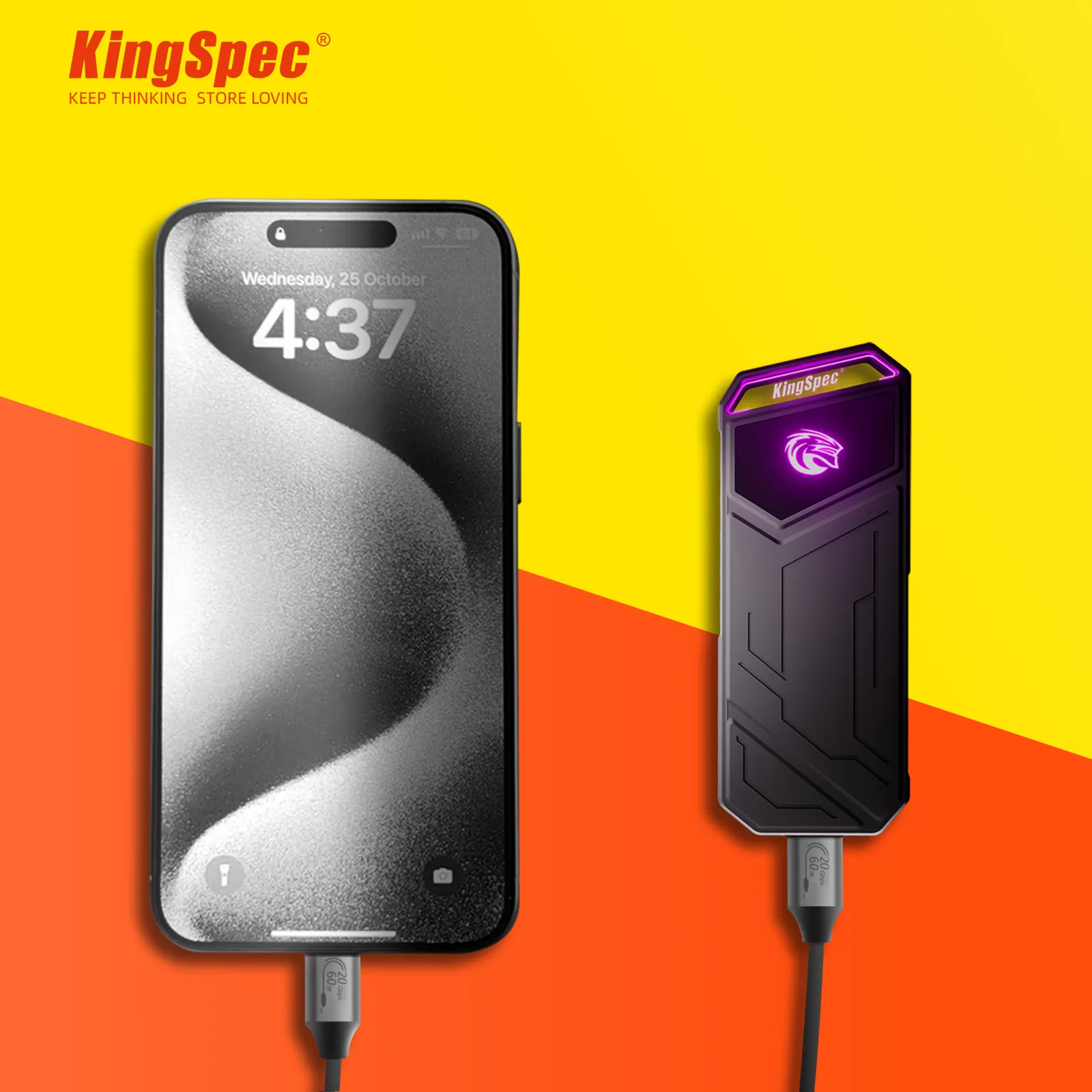 DHgate.com:Upgraded KingSpec 512GB to 2TB Portable External SSD Hard ...