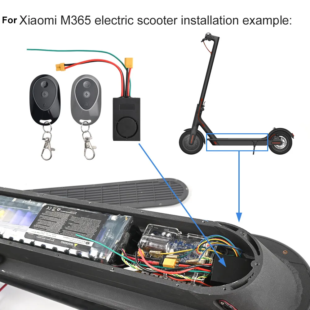 DHgate.com:Upgraded E-Scooter Security Lock, Waterproof Anti-Theft ...