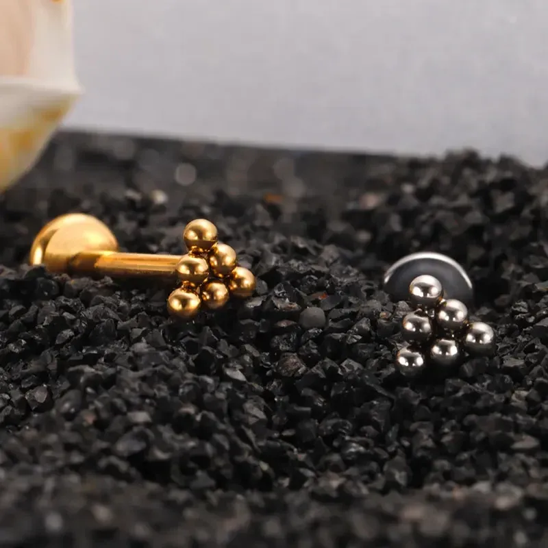 Grade 23 Titanium Piercing Jewelry for Nose, Lip, Tragus, Ear Cartilage ...