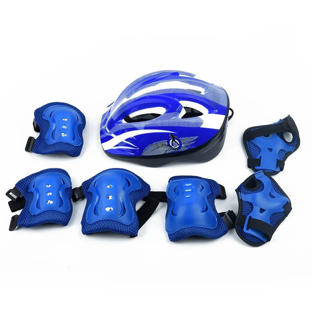 Kids Bike Helmet with Knee, Wrist, and Elbow Pads - Children's Cycling ...