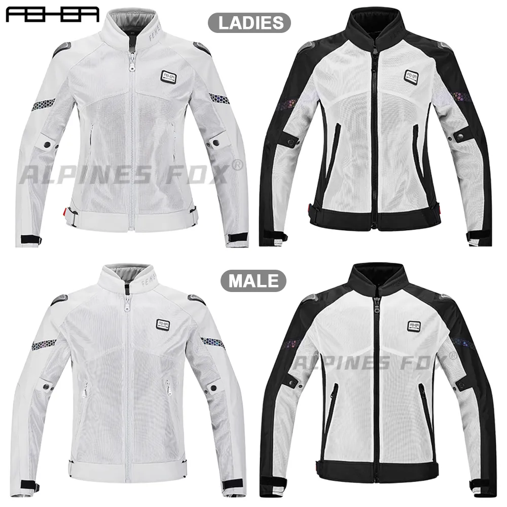 CE Certified Breathable Mesh riding jacket for Men and Women CE Certified Breathable Mesh riding jacket for Men and Women