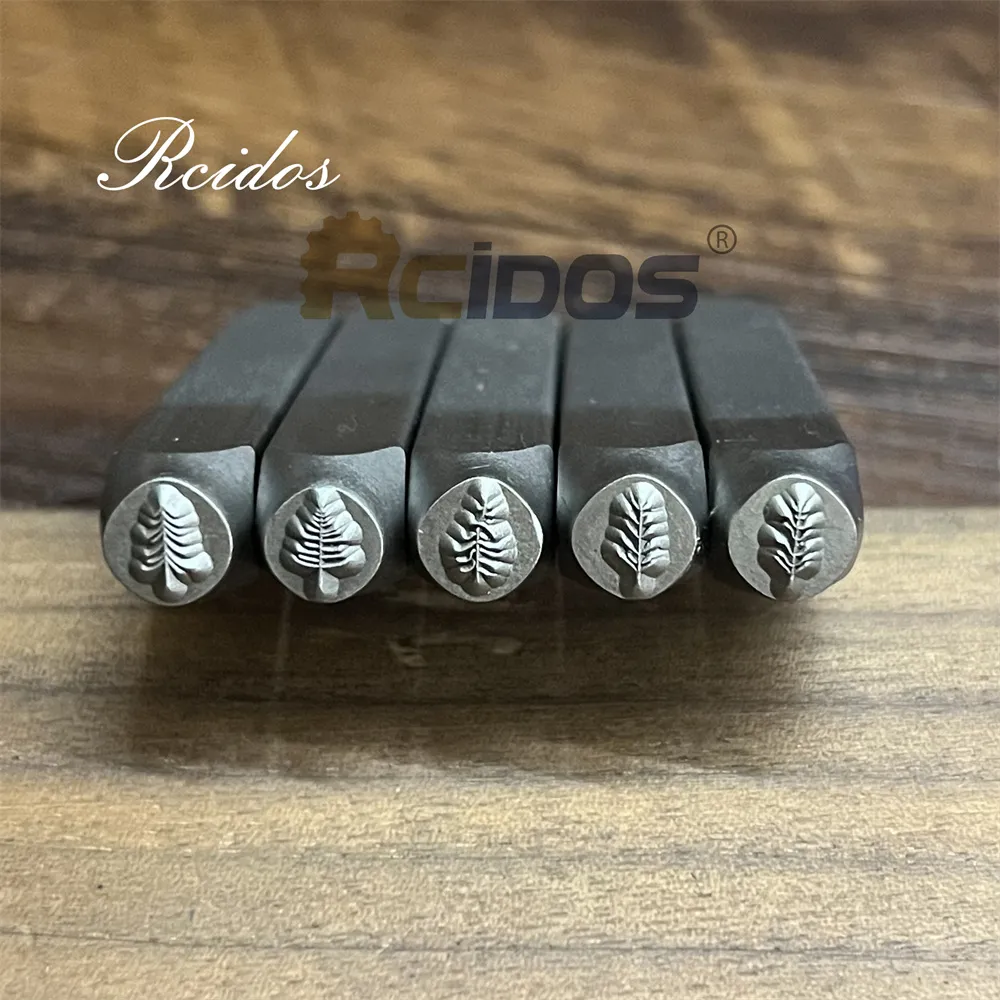 6MM DIY Metal Jewelry Stamps: Pine Tree Design, Steel Stamp for ...