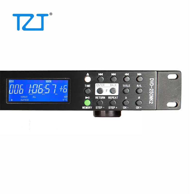 High-Quality 1U Rack-Mount Single DVD/USB/SD/FM Player w/LCD Screen ...