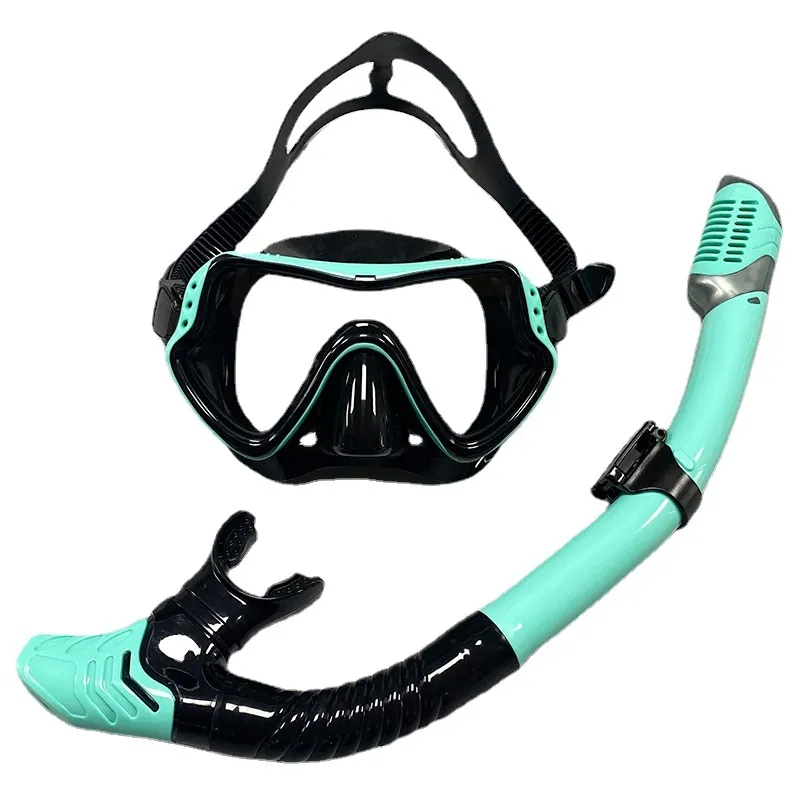 DHgate.com:Adult Snorkeling Set: Large-Frame Silicone Dive Goggles with ...