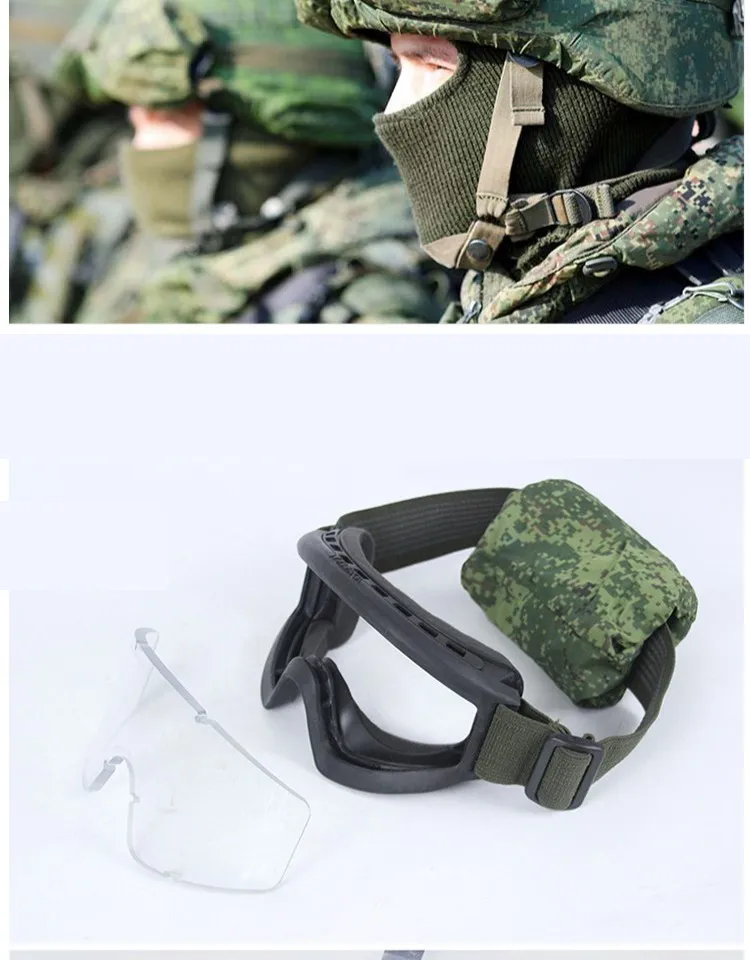 Russian Military 6B34 Tactical ski goggles - Little Green Mirror Design ...