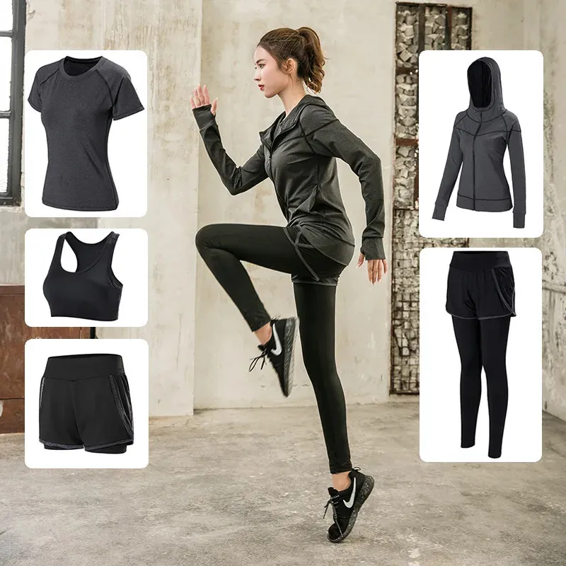 Yoga Sportswear Set for Women: Quick-Dry & High-Stretch Activewear ...