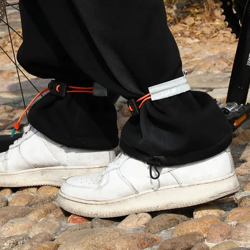 2-Pack Reflective Bike Pants Cuff Straps, Leg Shield Safety Belt for ...