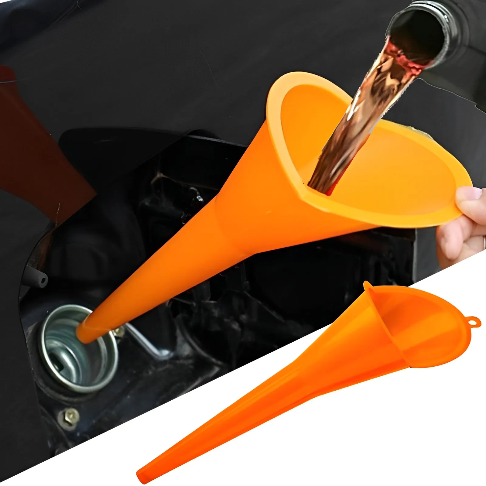 Anti-Splash Gasoline Oil Filling Funnel for Car Truck Motor Oil Change ...