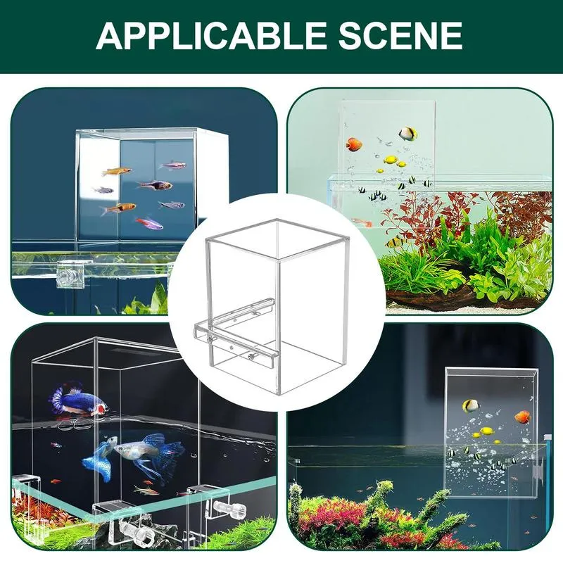 Transparent Acrylic Negative Pressure Aquarium Vacuum Fish Tank from ...