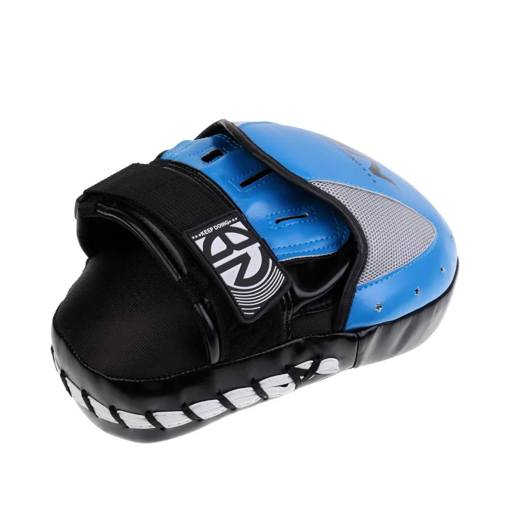 Pro Boxing Punching Pads - Durable PU Leather Kickboxing Target Mitts ...