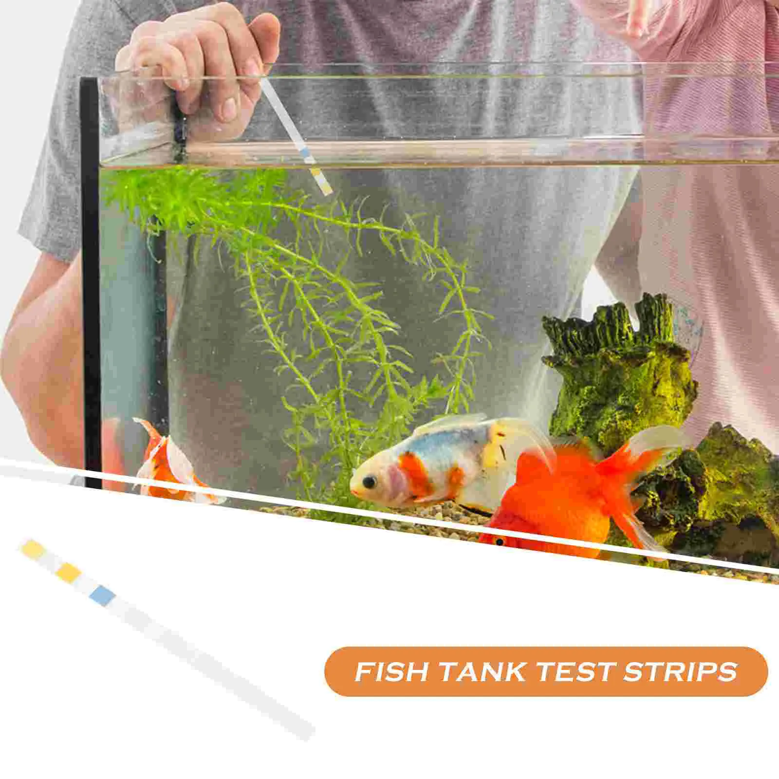 Water Quality Testing Reagents Tool Strips Aquarium Kit Freshwater Fish ...