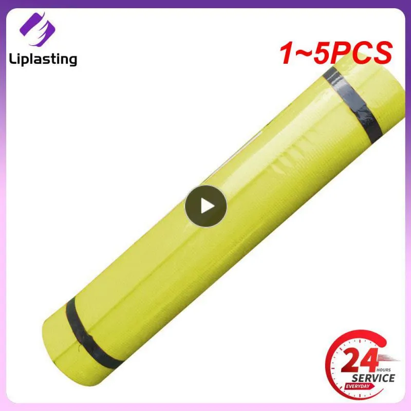 5-Pack Folding Yoga Mat, Waterproof Non-Slip Exercise Mat, Lightweight ...