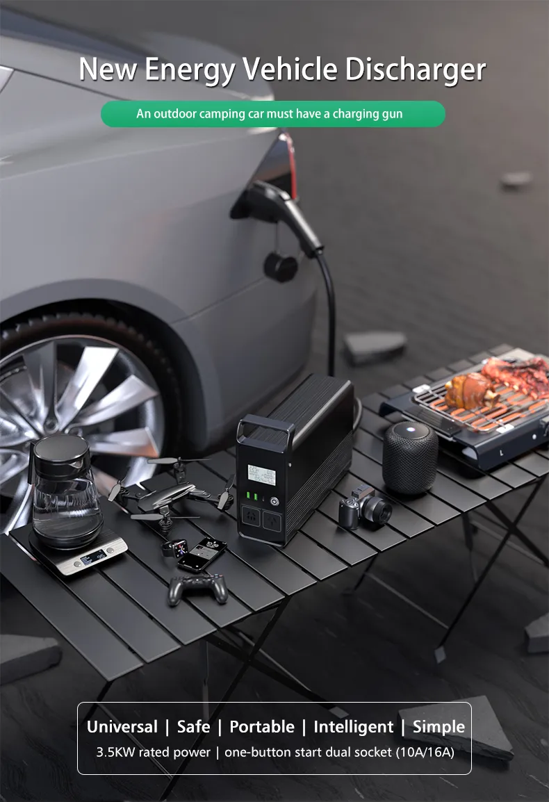 V2L V2H 5KW Portable Power Station, Vehicle-to-Load V2L Electric Vehicles, V2H Power Generator ...