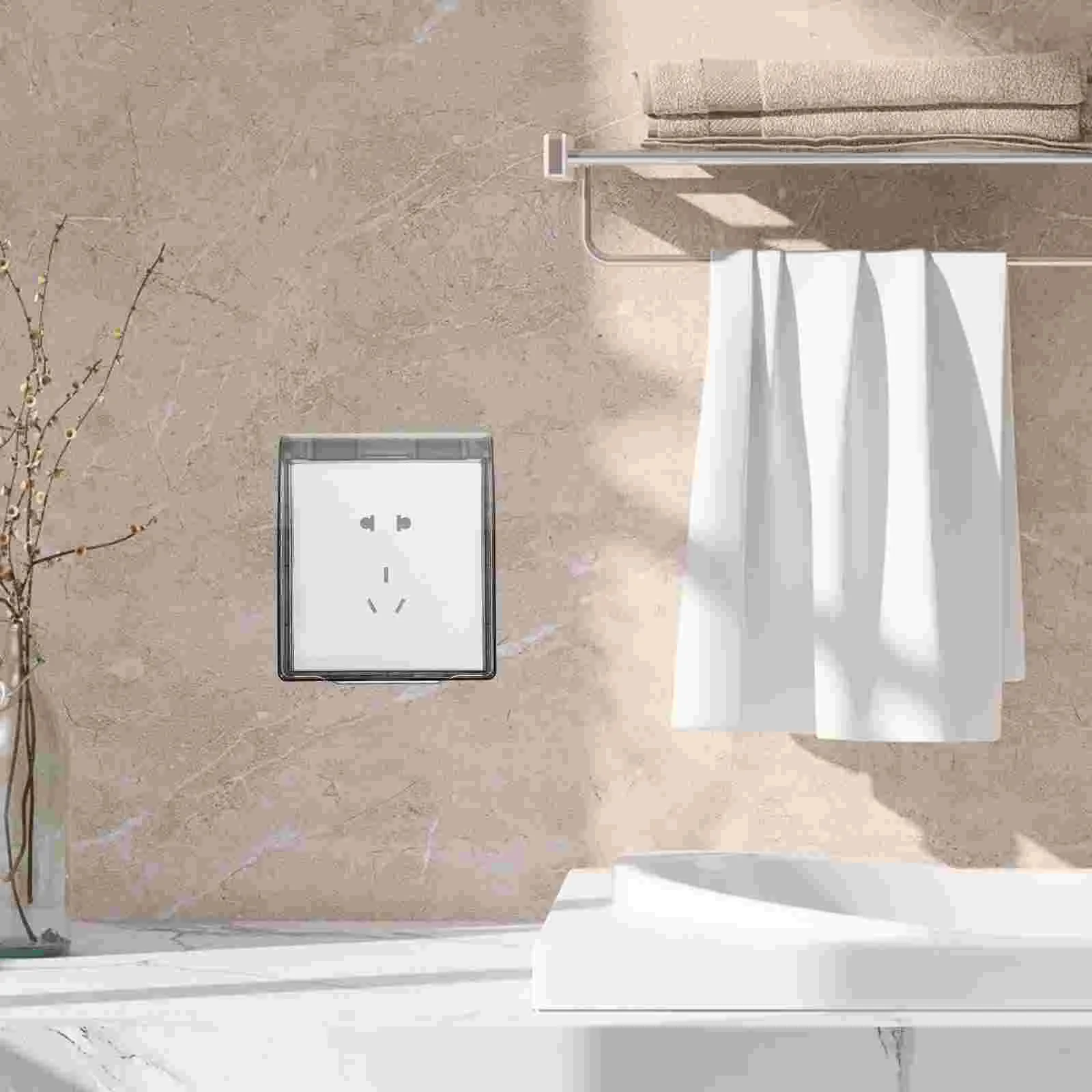 DHgate.com:2-Pack Waterproof Outlet Covers - Adhesive, Flip Design ...