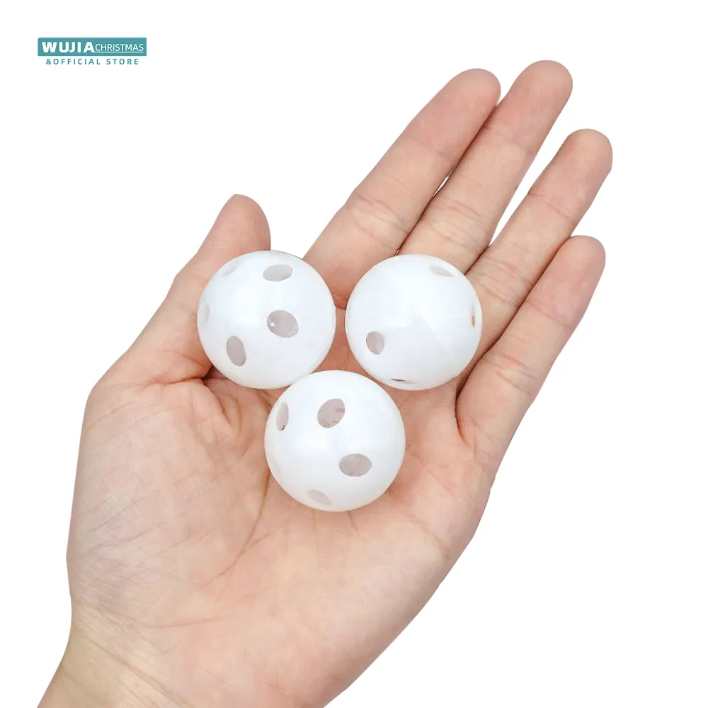 DHgate.com:Qty:30/50/100 24mm Squeaky Plastic DIY Rattle Ball Dog Toy ...