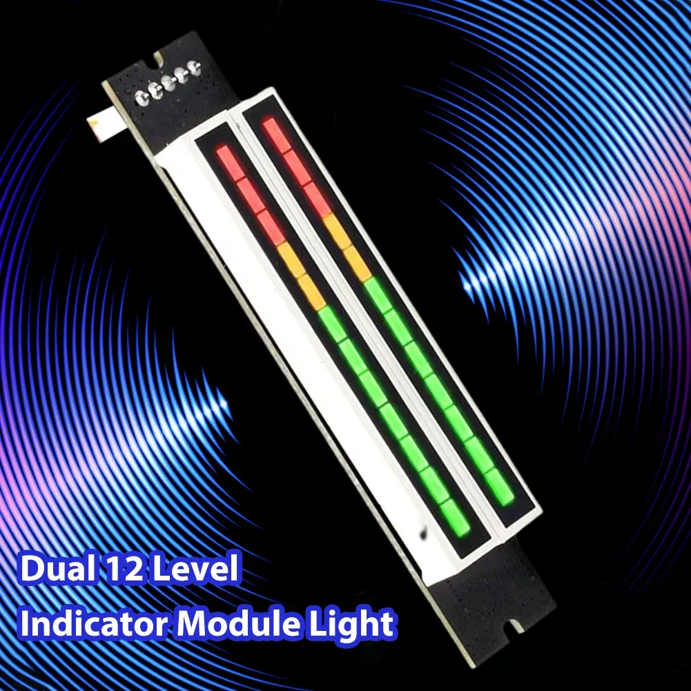 Mini Dual 12 Stereo Indicator Lamps Board, Real-Time Mode Compact ...