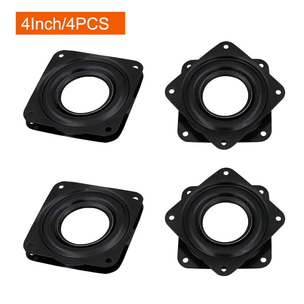 4-Pack Heavy-Duty 360° Rotating Square Turntable Plate Bearing for ...