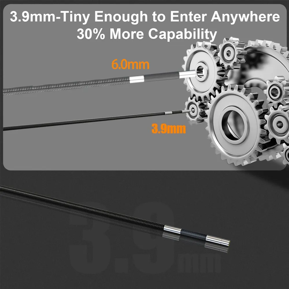 DHgate.com:2 Way 180° Articulating Borescope with 5" LCD - 3.9/6.0mm ...