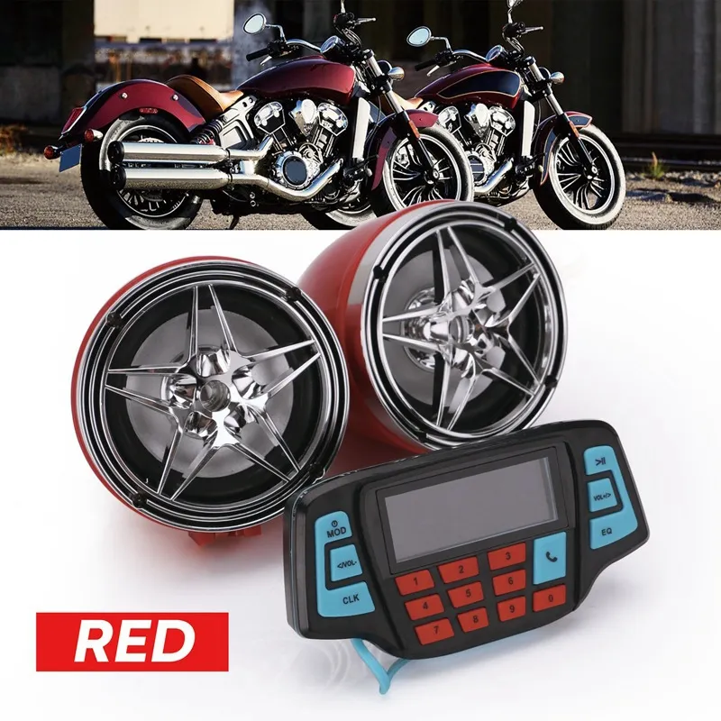 3 Motorcycle Bluetooth Handlebar Stereo: Loud & Waterproof Music System ...