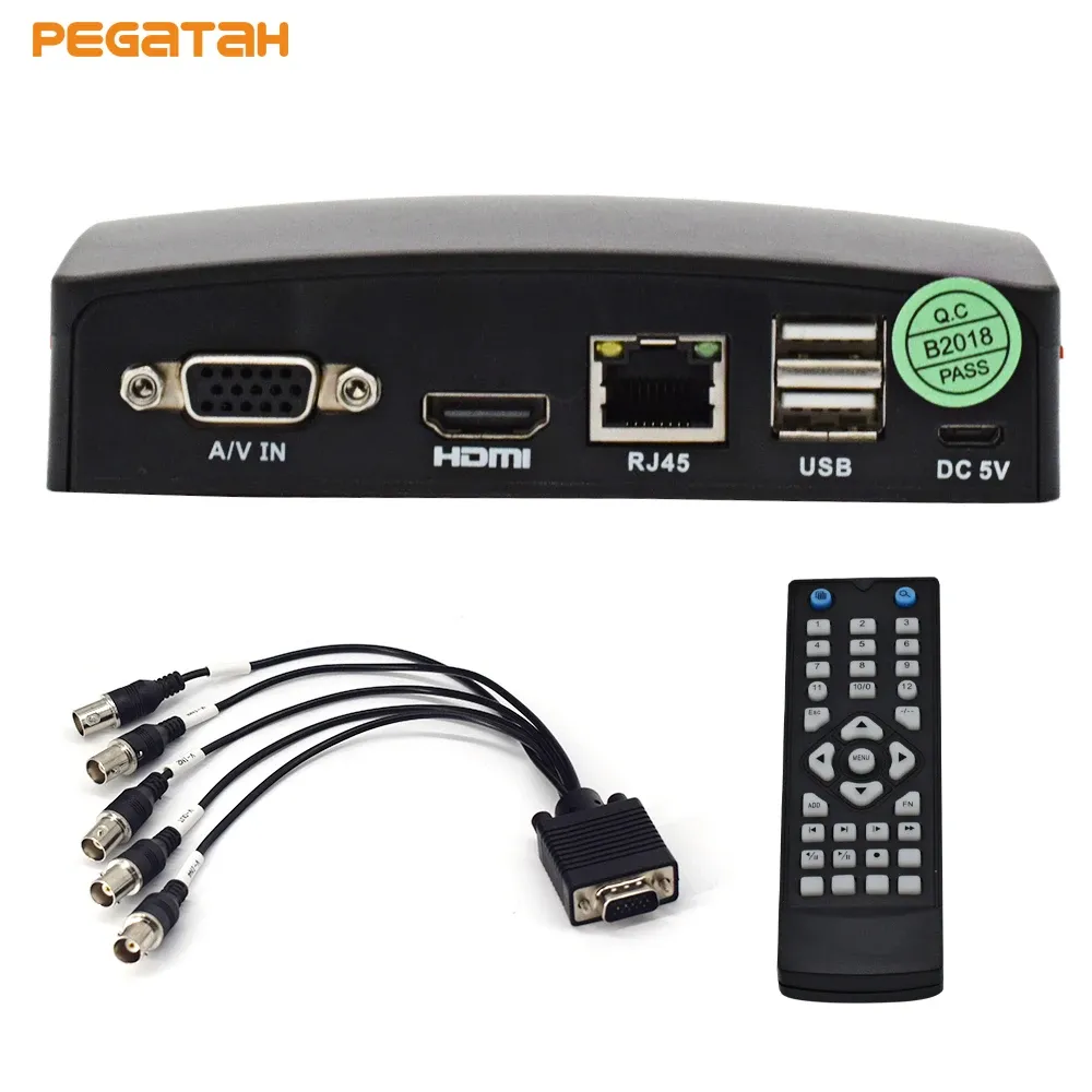 4 Channel Mini DVR for CCTV with 1080P Support and 128 GB TF Card ...