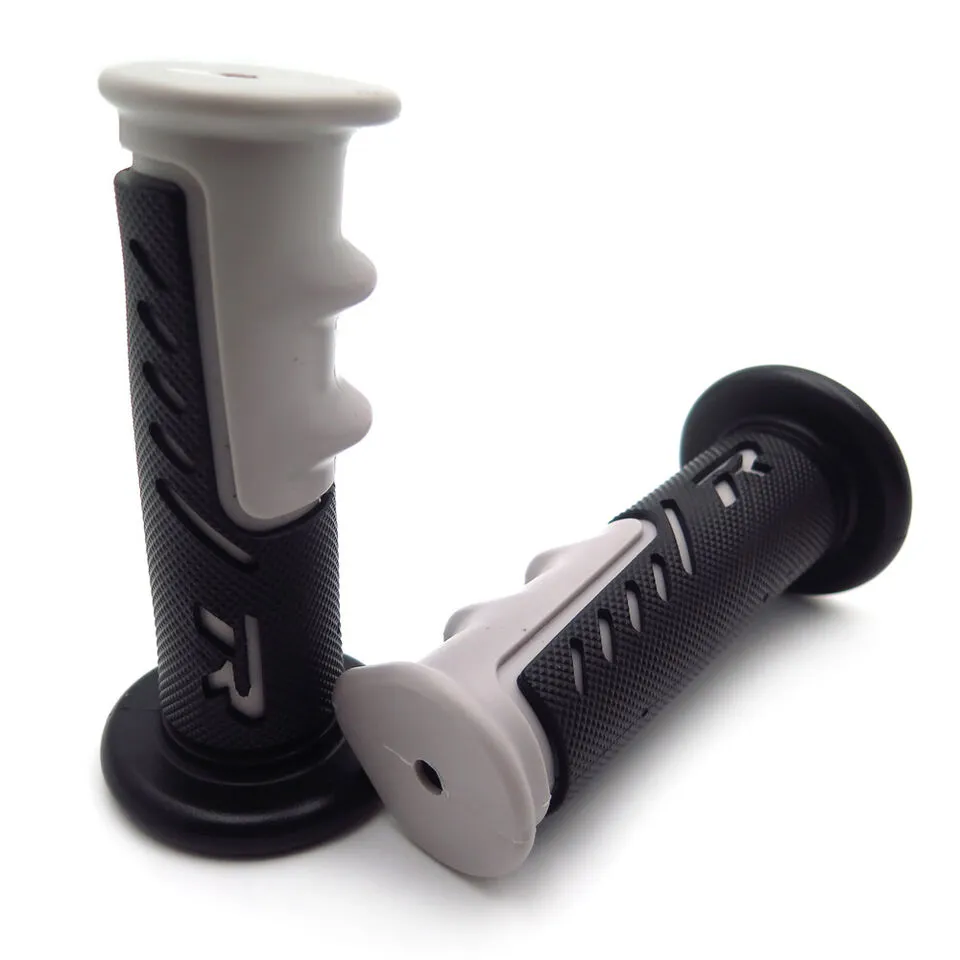 Premium Aluminum Motorcycle Hand Grips, 22mm R Engraved Universal Fit ...