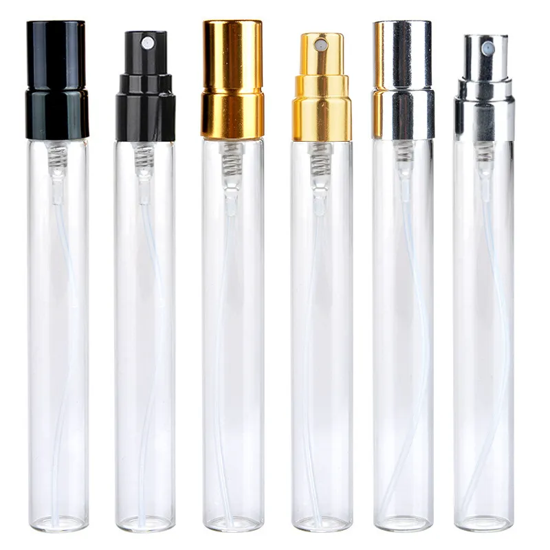 100 Pack 10ml Aluminum Refillable Perfume Bottle Spray, Small Empty ...