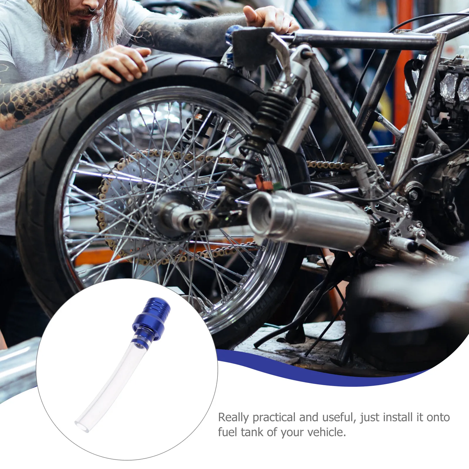 DHgate.com:2Pcs Universal Off-Road Motorcycle Dirt Bike Plastic Tank ...