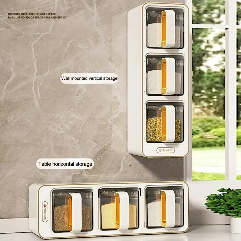 DHgate.com:Wall-Mounted Seasoning Box Set: Space-Saving Kitchen Spice ...