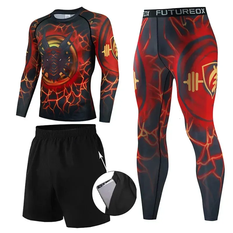 DHgate.com:3pcs Mens Sportswear Compression Suits: Breathable, Quick ...