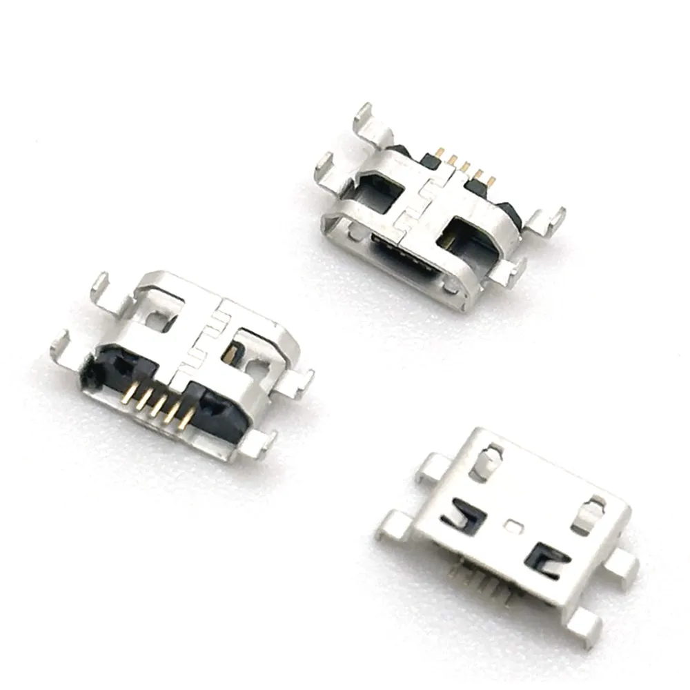 DHgate.com:Micro USB 5-Pin 0.8mm Female Connector with Hole for Mobile ...